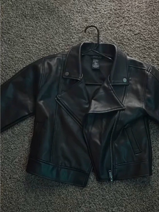 Rachel Zoe | Jackets & Coats | Rachel Zoe Black Faux Leather Moto ...